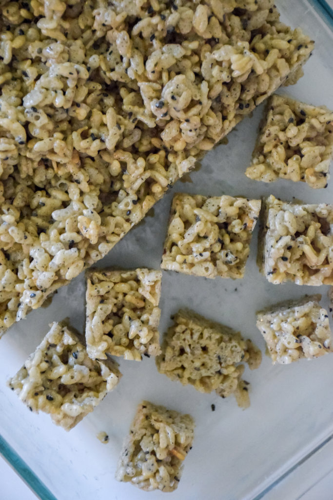 Black Sesame Rice Krispy Treats - Natalie Paramore