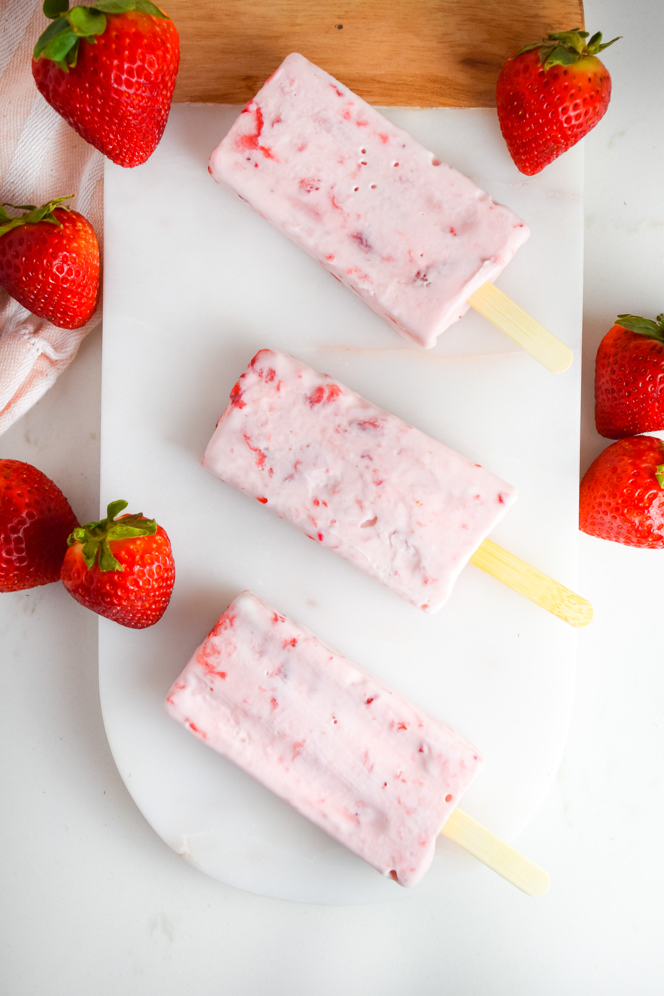 Fresh Strawberry ‘n Cream Pops - Natalie Paramore