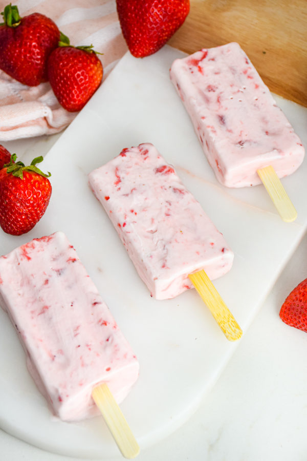 Fresh Strawberry ‘n Cream Pops - Natalie Paramore
