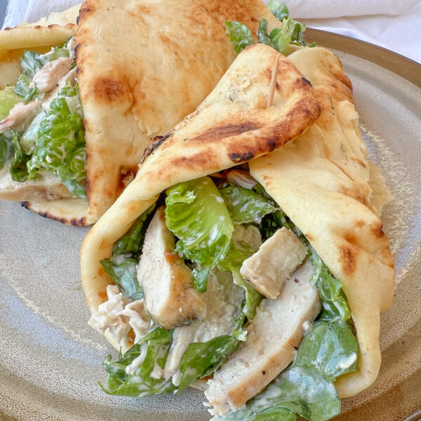 Grilled Chicken Caesar Salad Wraps - Natalie Paramore