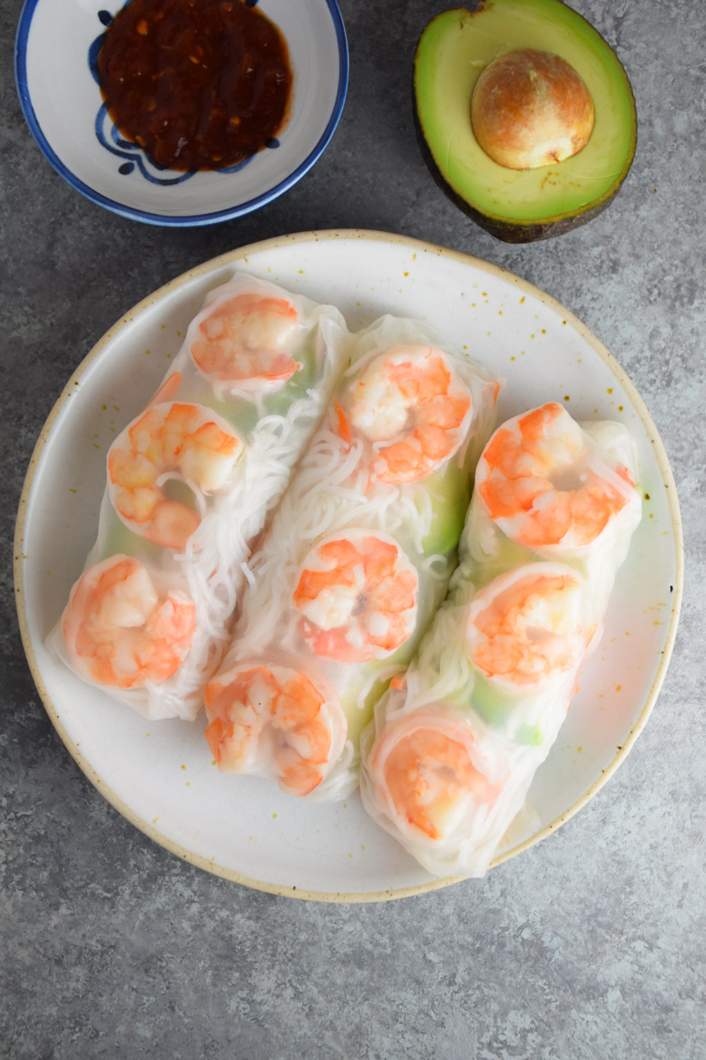 Shrimp and Avocado Spring Rolls - Natalie Paramore