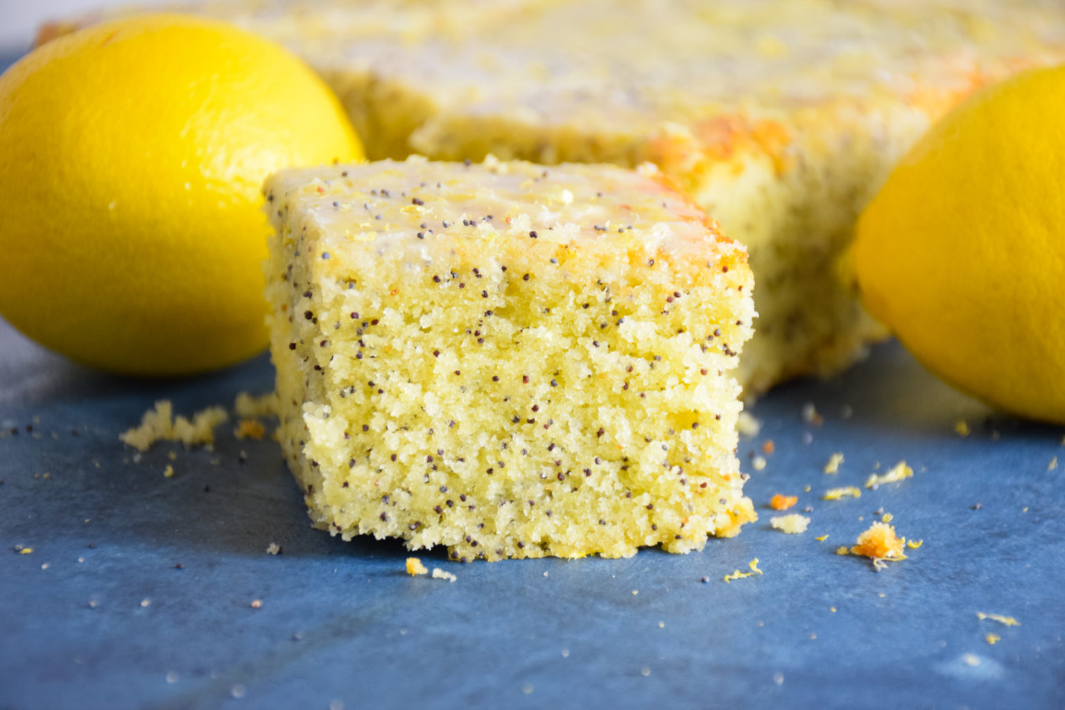 Lemon Poppy Seed Snack Cake - Natalie Paramore