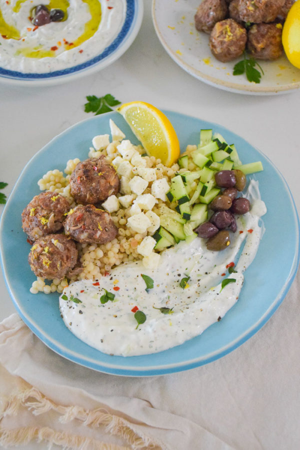 Easy Greek Medi Bowls - Natalie Paramore