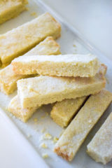 Lemon Sugared Shortbread Bars - Natalie Paramore