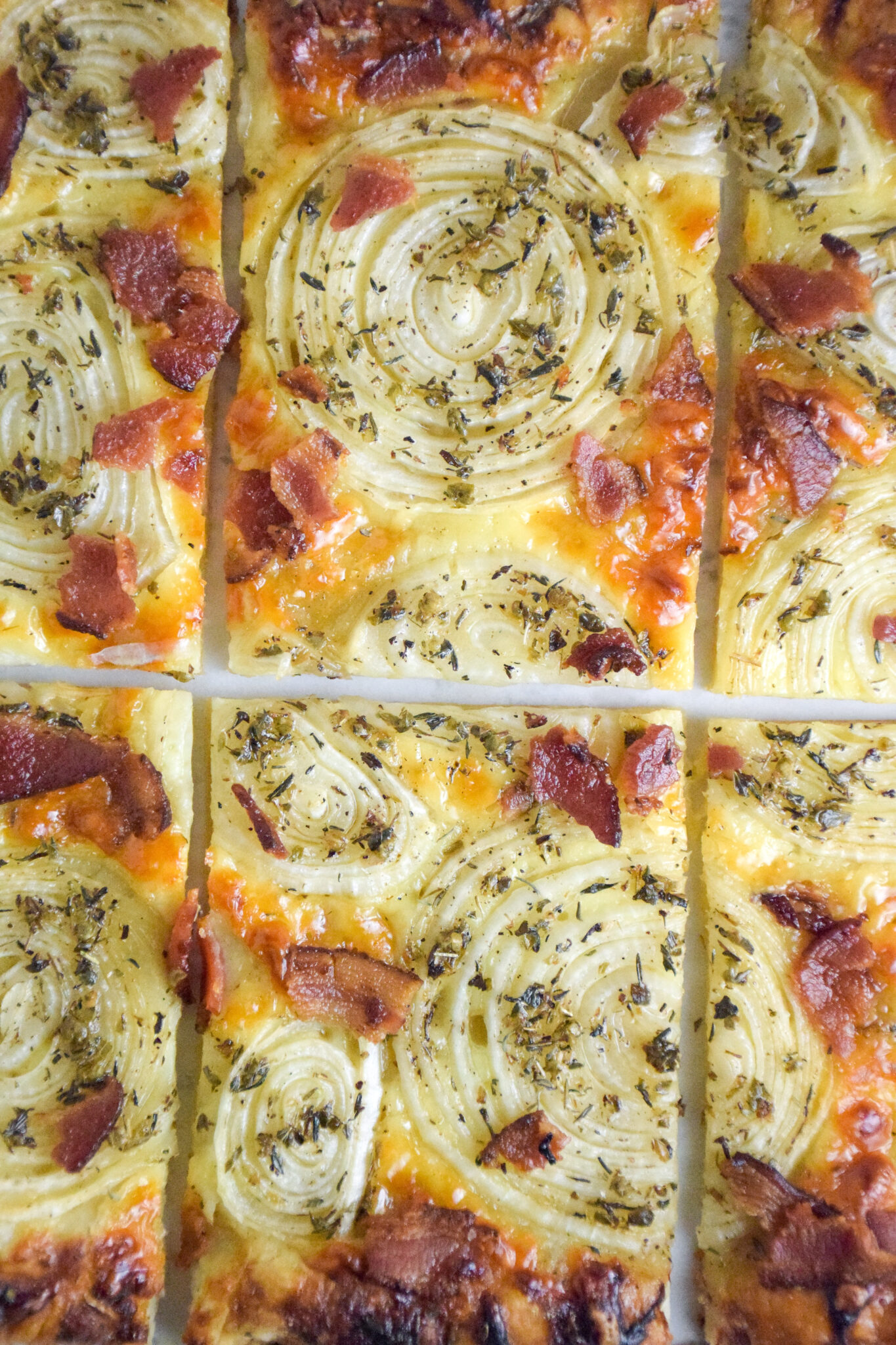 Sweet Onion Maple Bacon Tart - Natalie Paramore