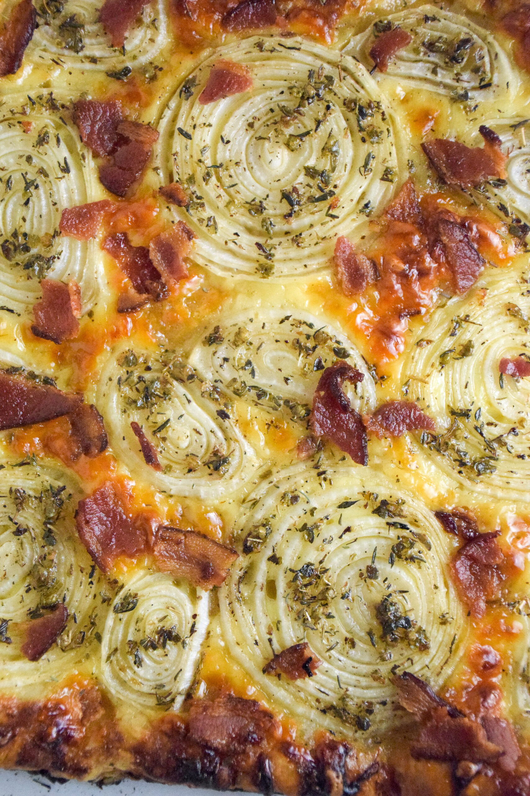 Sweet Onion Maple Bacon Tart - Natalie Paramore